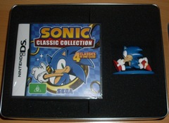 Novas fotos da edição limitada de Sonic Classic Collection para DS ...